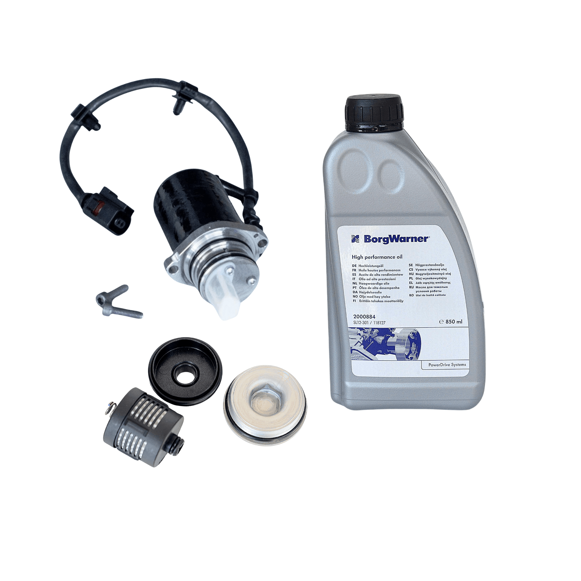 0AV598549A pump, filter, oil 2nd generation kit for Haldex.